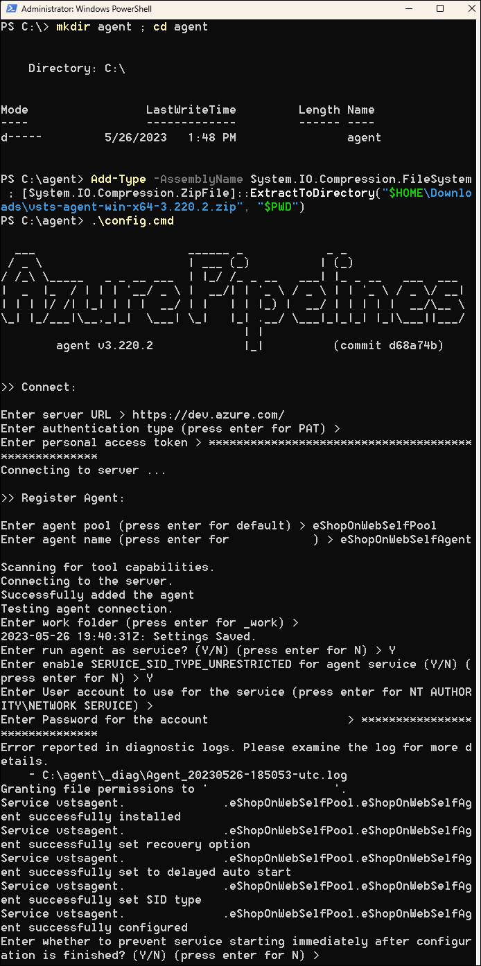 エージェント プールを構成してパイプライン スタイルを把握する | AZ400-DesigningandImplementingMicrosoftDevOpsSolutions.ja-jp
