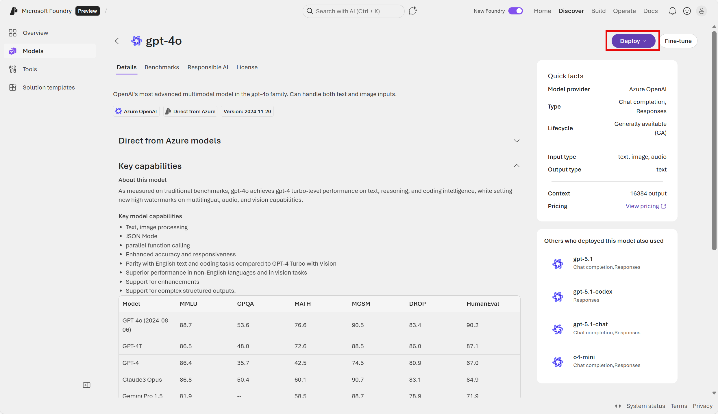 Microsoft Foundry で AI を探索する | mslearn-ai-fundamentals.ja-jp